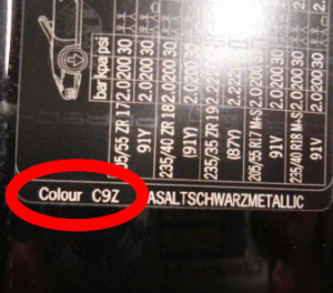 Waar vind je de Porsche kleurcodes? | handleiding | AutolakGigant